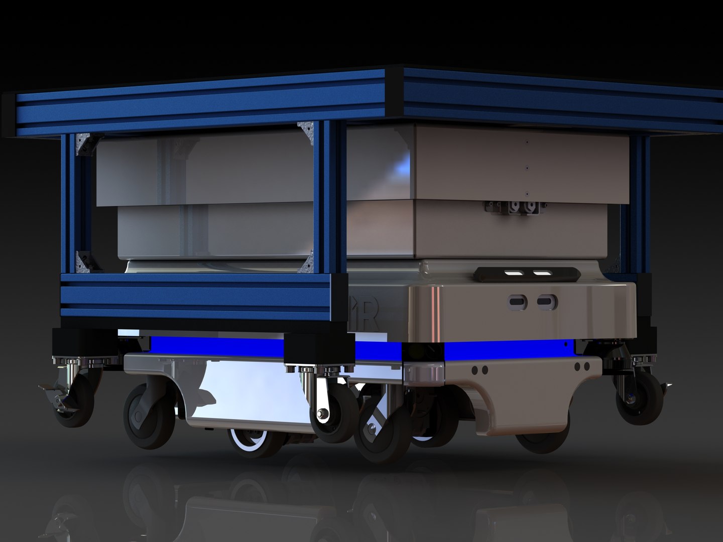 Mobile Industrial Robots Of Lift Top Module Model - TurboSquid 2197743
