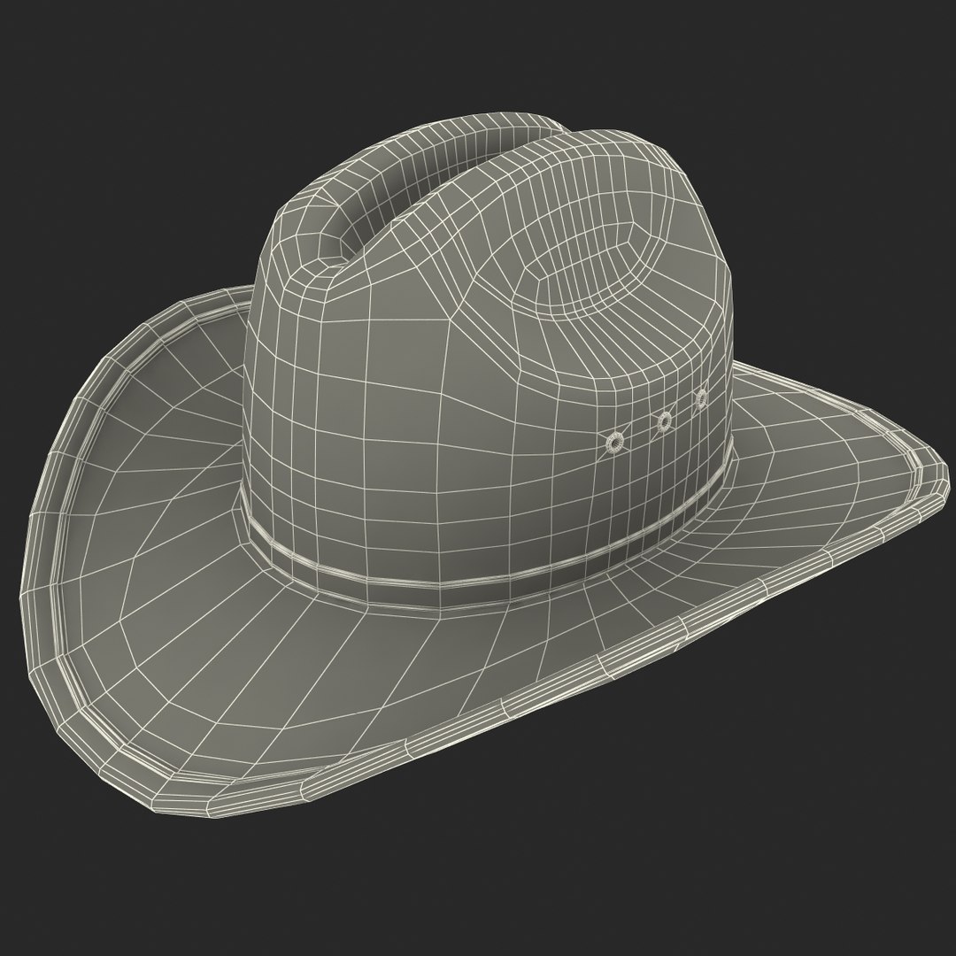 3d Cowboy Hat V3 Model