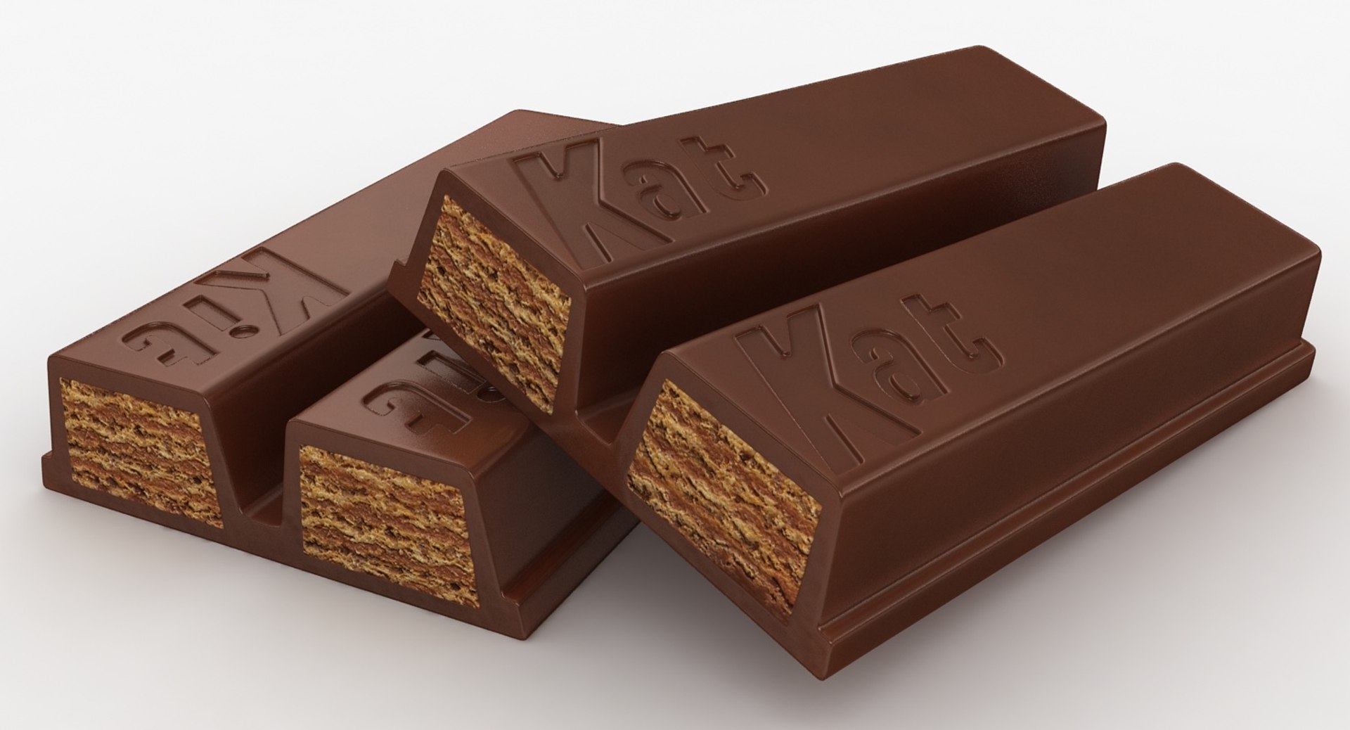 Realistic Broken Kit Kat 3ds