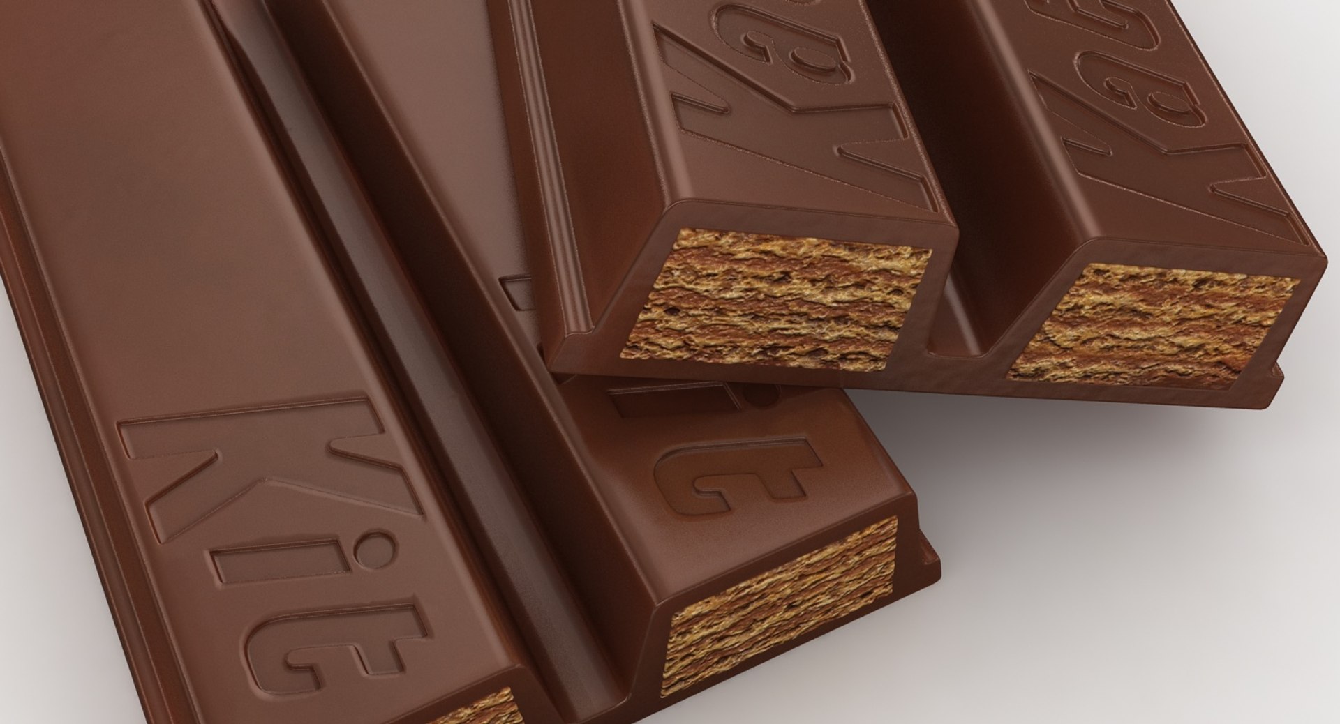 Realistic Broken Kit Kat 3ds