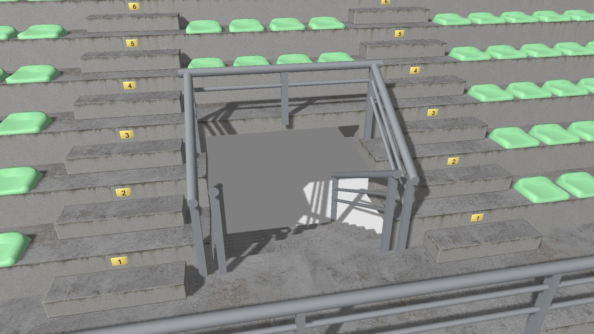 3D Grandstand Basic Type - TurboSquid 2106350