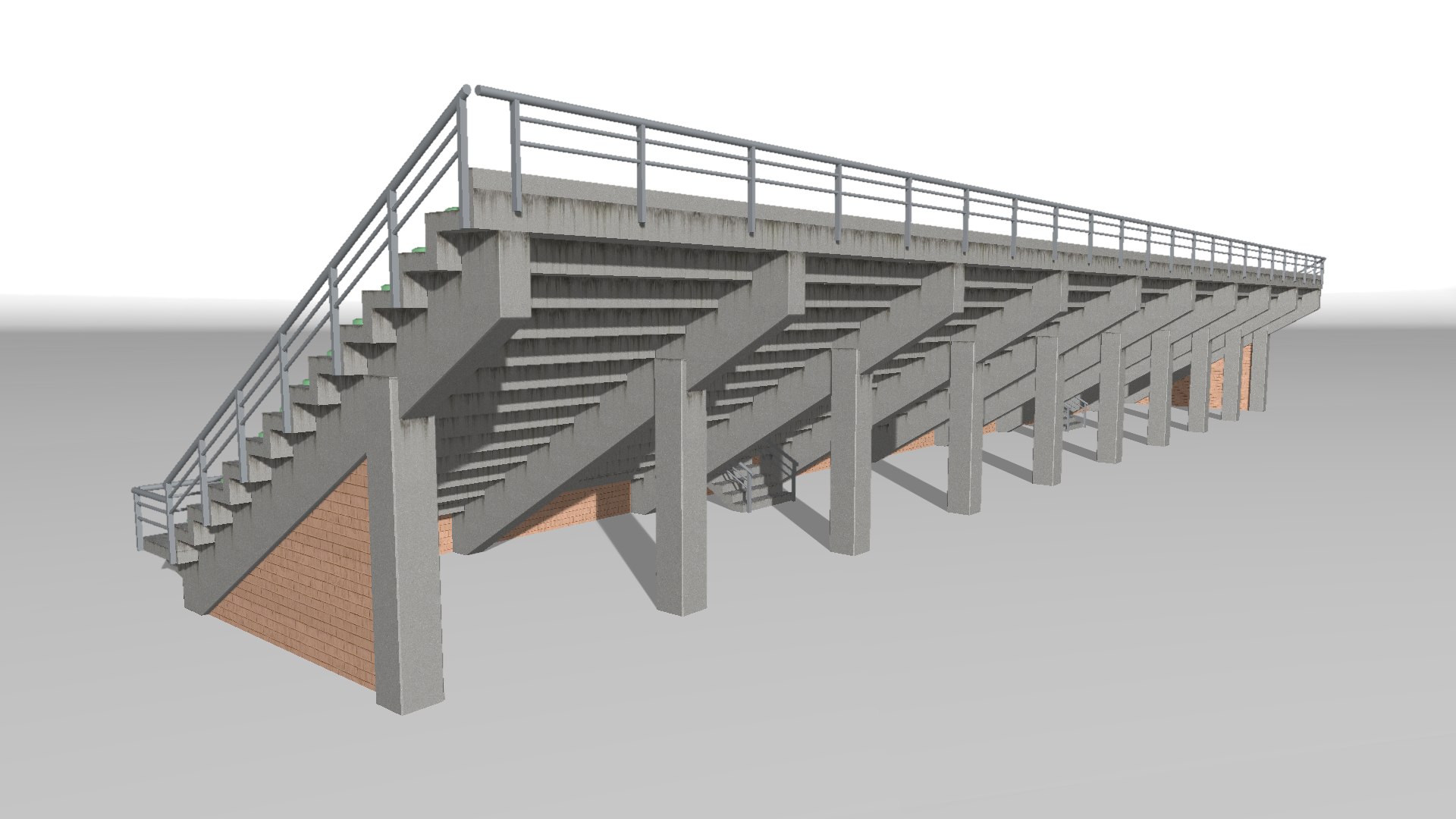 3D Grandstand Basic Type - TurboSquid 2106350