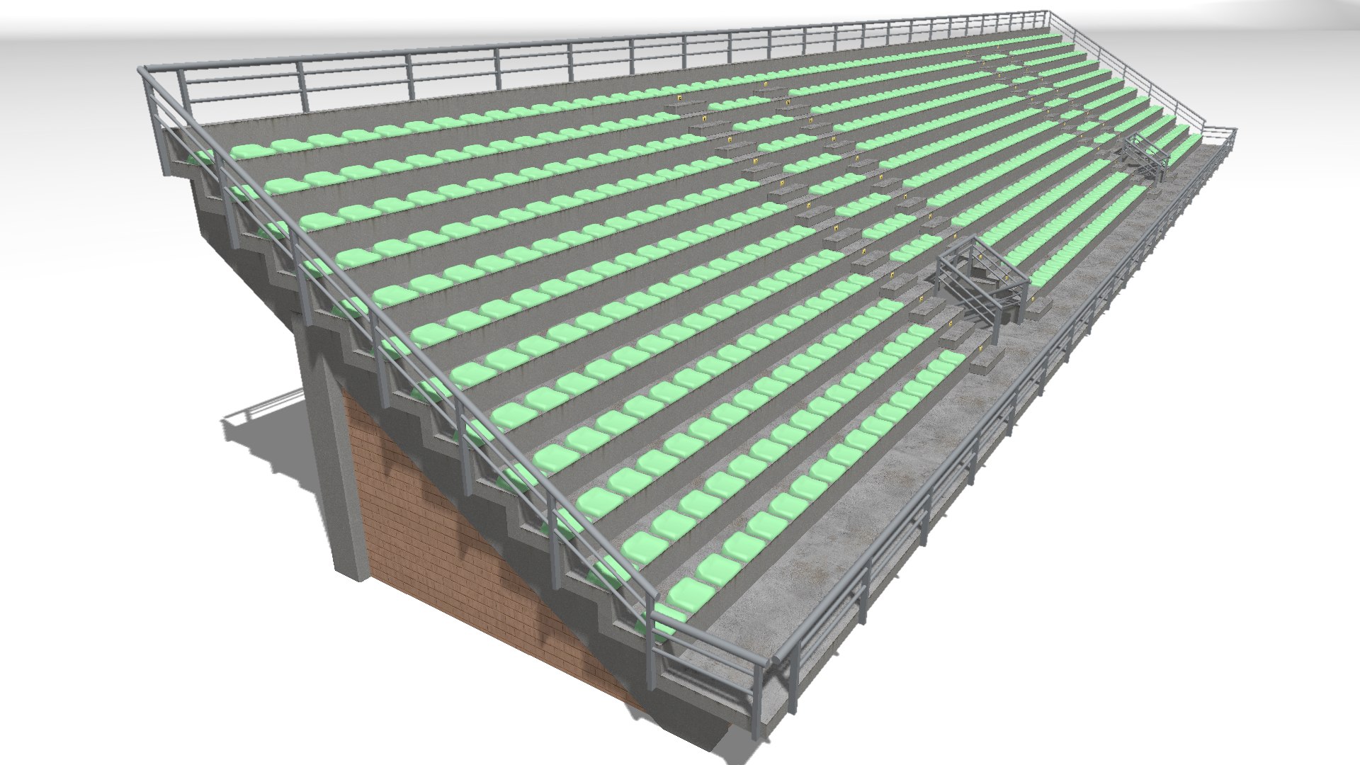 3D Grandstand Basic Type - TurboSquid 2106350