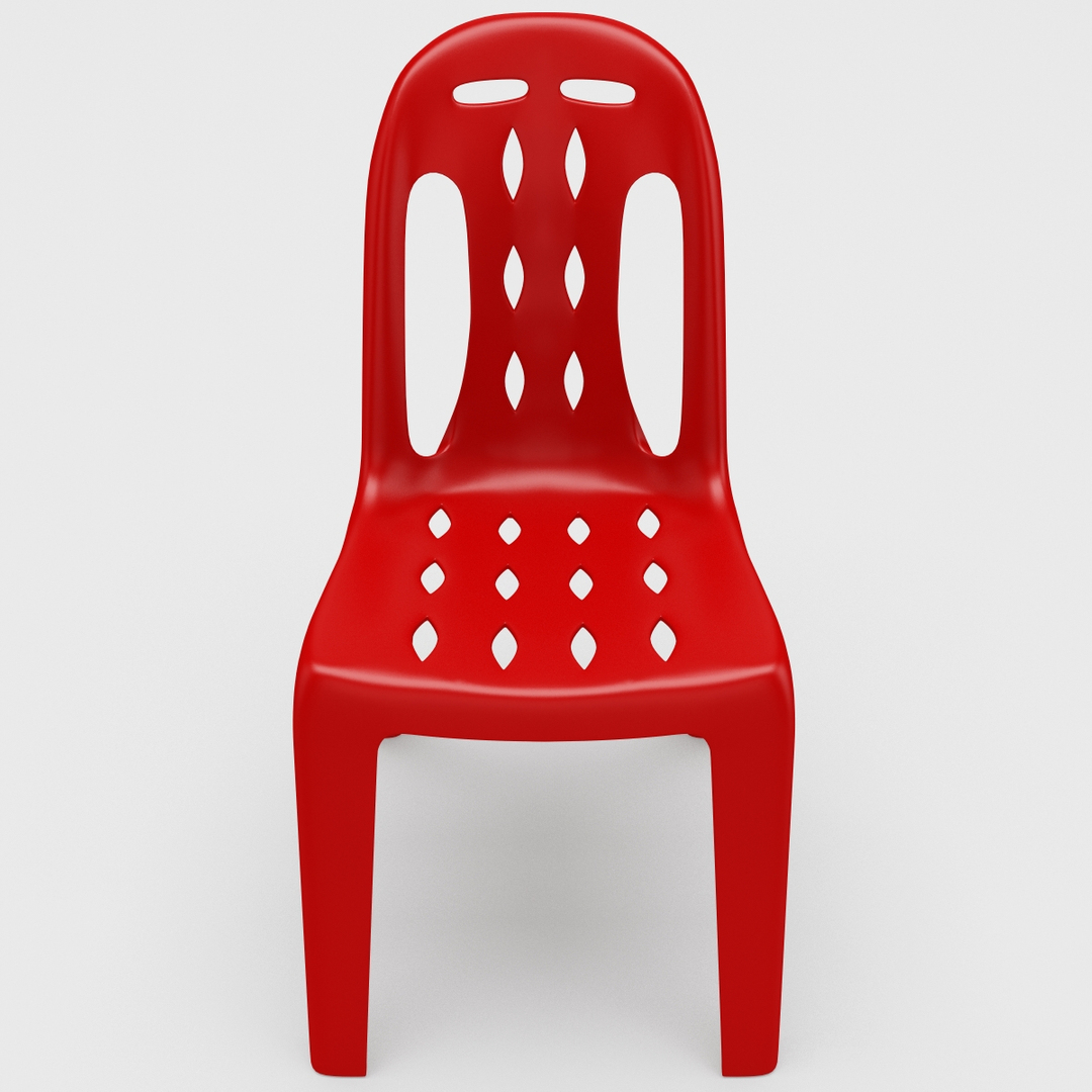 3ds max monobloc chair 5