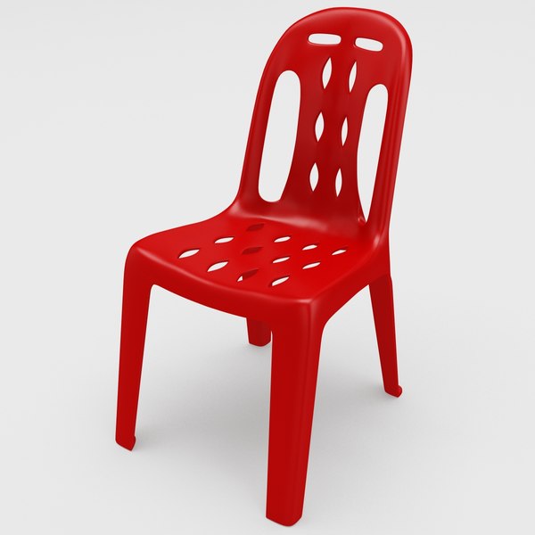 3ds max monobloc chair 5