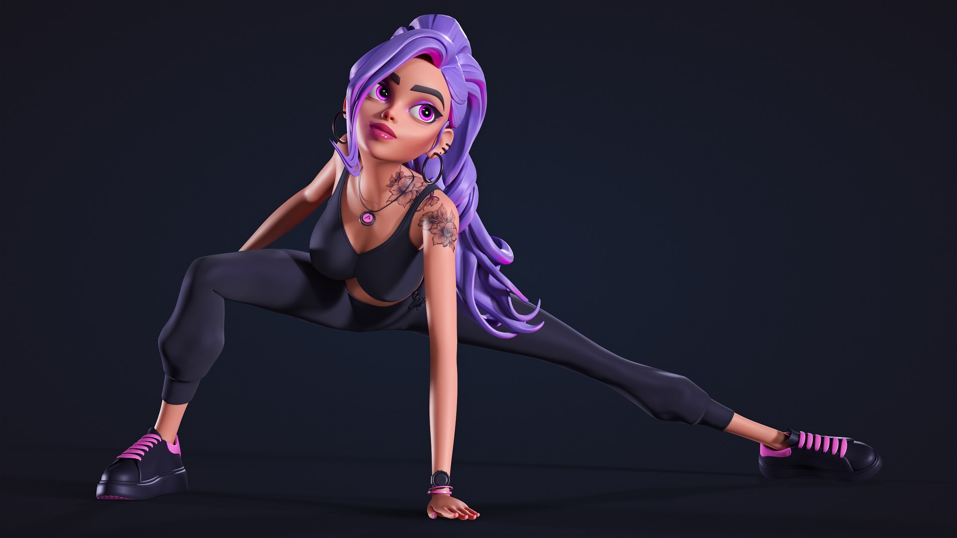 Solly Girl Rigged 3D Model - TurboSquid 2368037