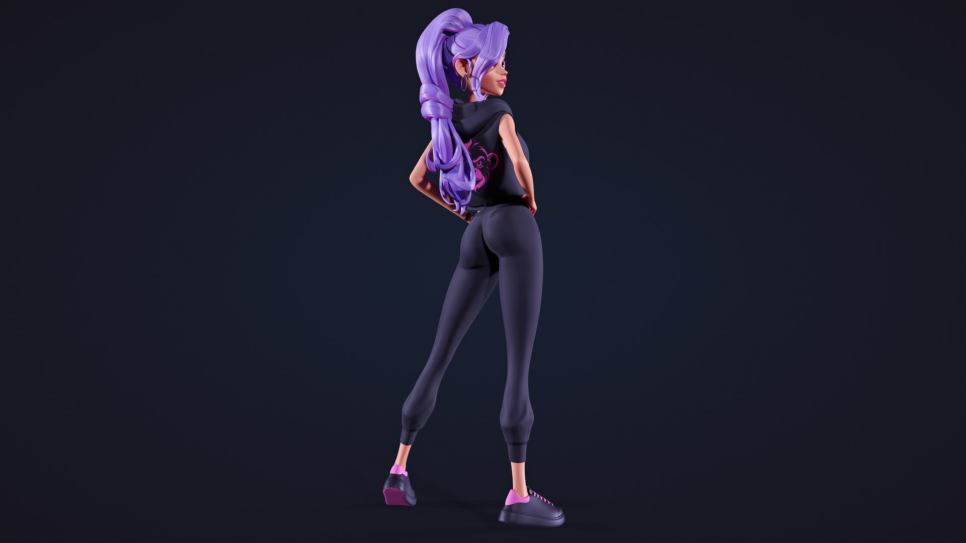 Solly Girl Rigged 3D Model - TurboSquid 2368037
