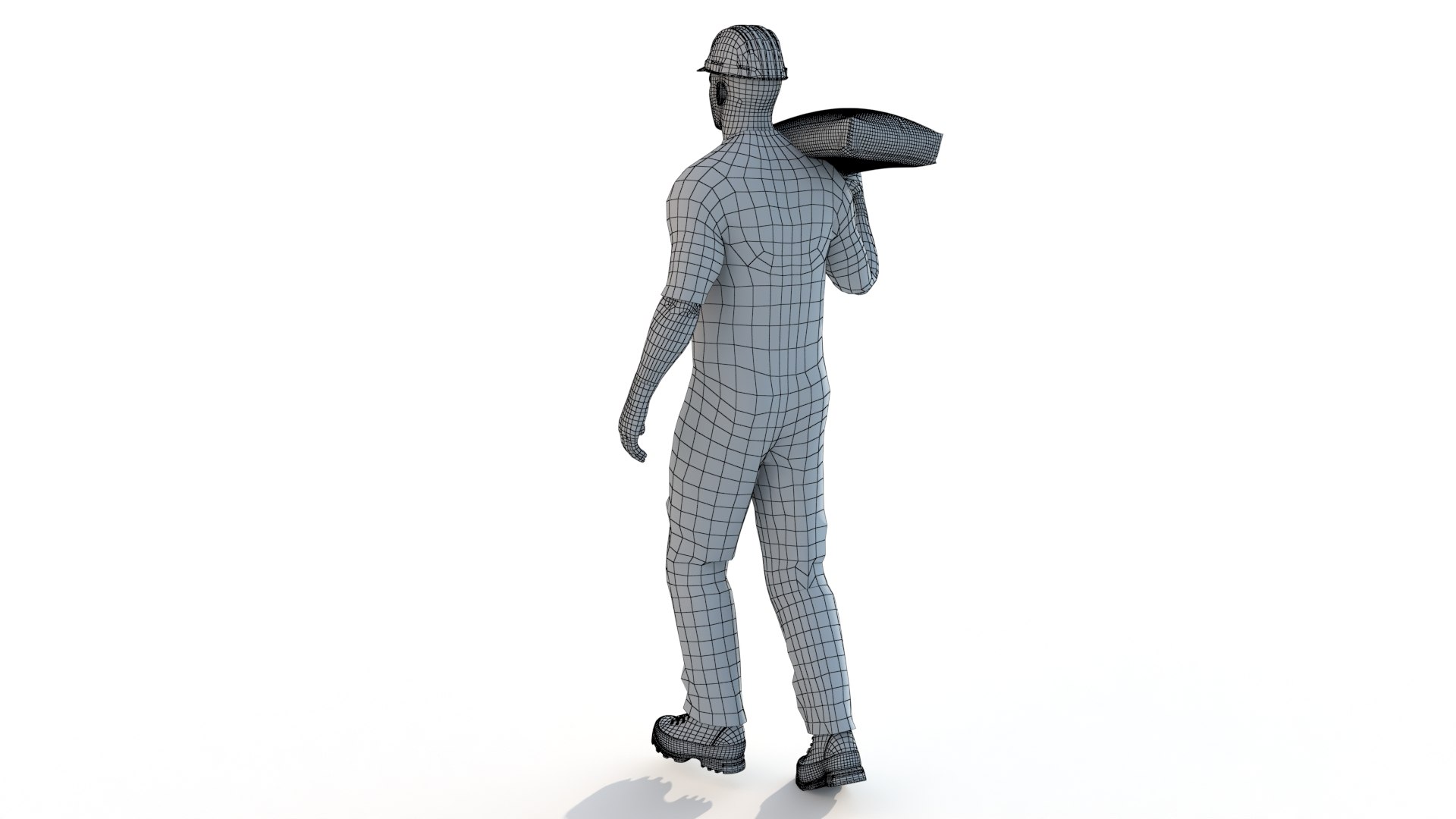 Workman Idle Animation 03 3D model - TurboSquid 1829266