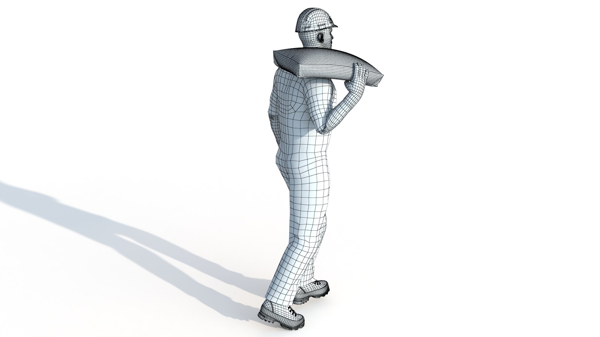 Workman Idle Animation 03 3D model - TurboSquid 1829266