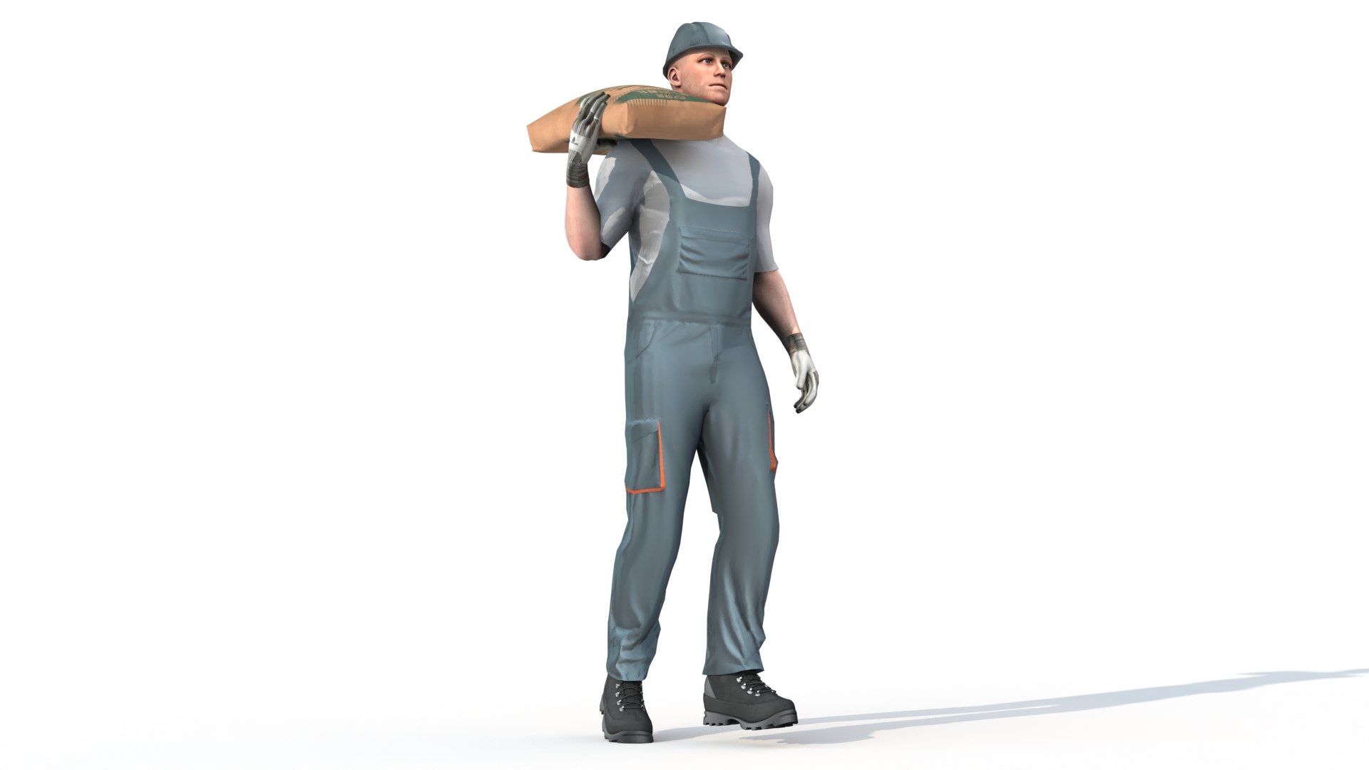 Workman Idle Animation 03 3D Model - TurboSquid 1829266