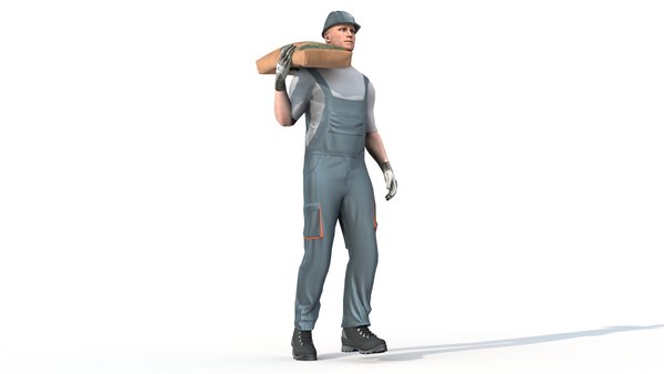 Workman Idle Animation 03 3D model - TurboSquid 1829266