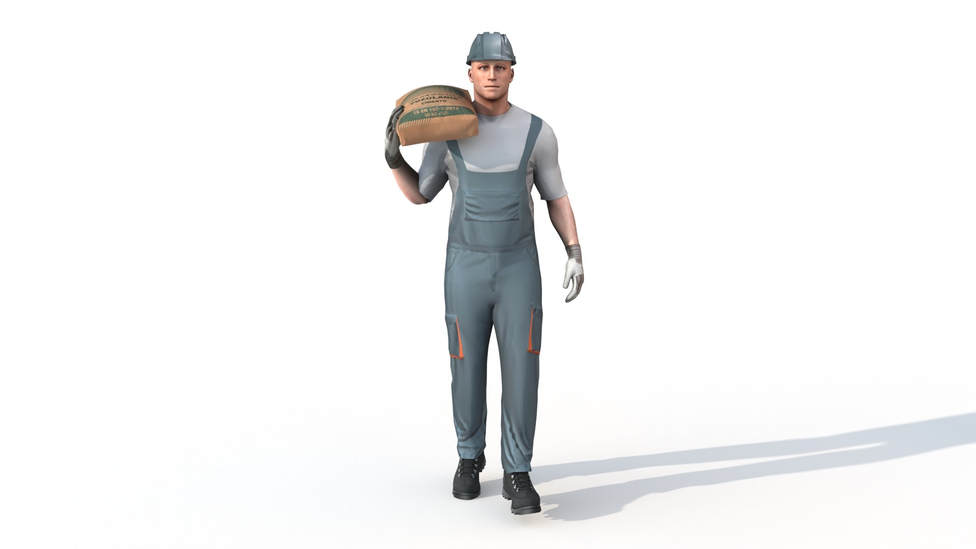 Workman Idle Animation 03 3D Model - TurboSquid 1829266