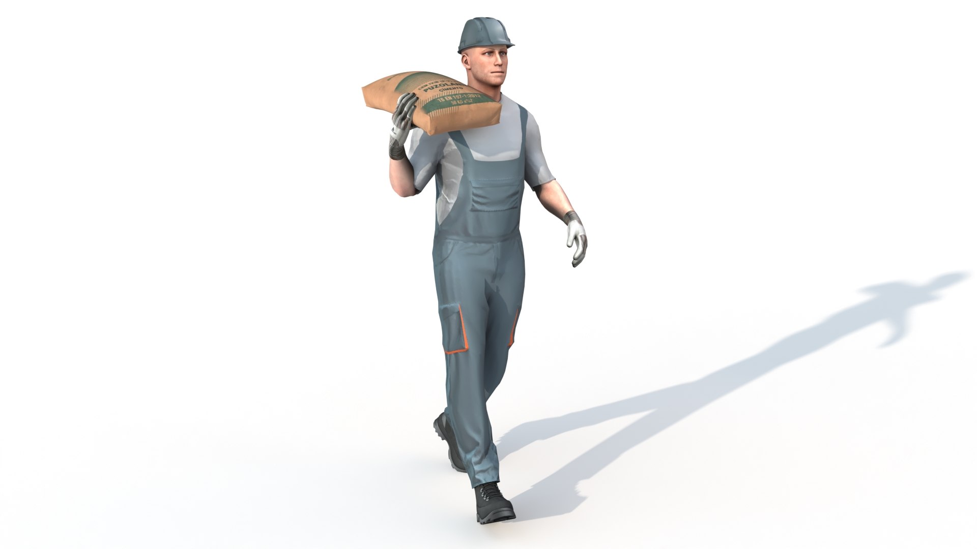 Workman Idle Animation 03 3D Model - TurboSquid 1829266
