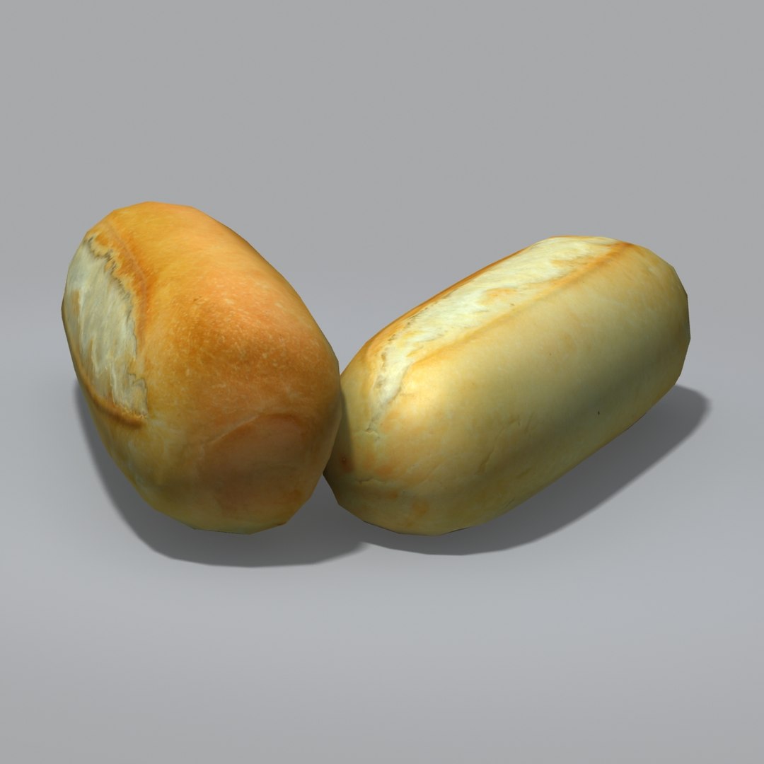 3d Mini Baguette Model