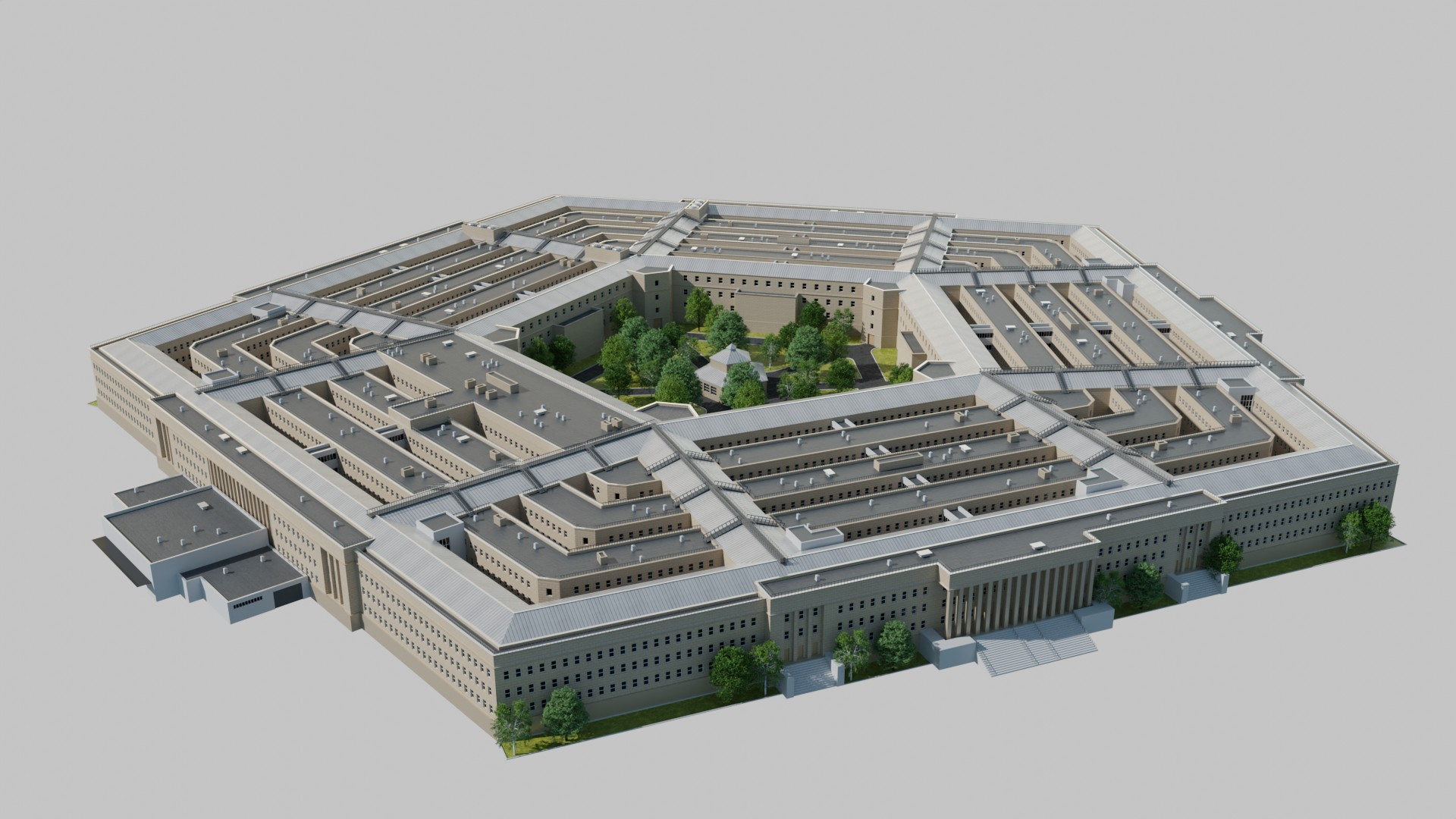 Pentagon 3D Model - TurboSquid 2072202