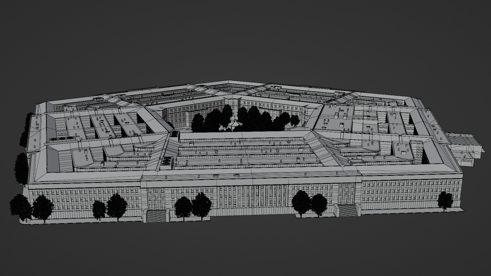 Pentagon 3D Model - TurboSquid 2072202