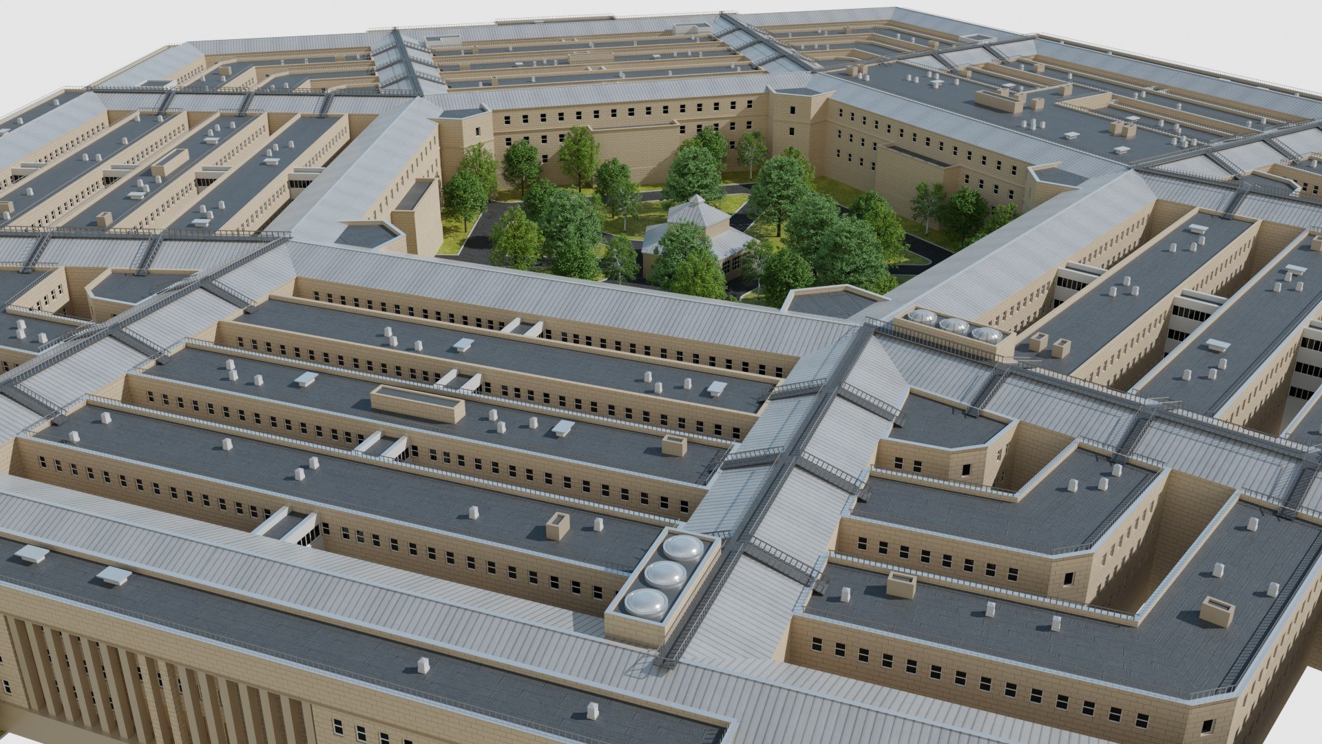 Pentagon 3D Model - TurboSquid 2072202