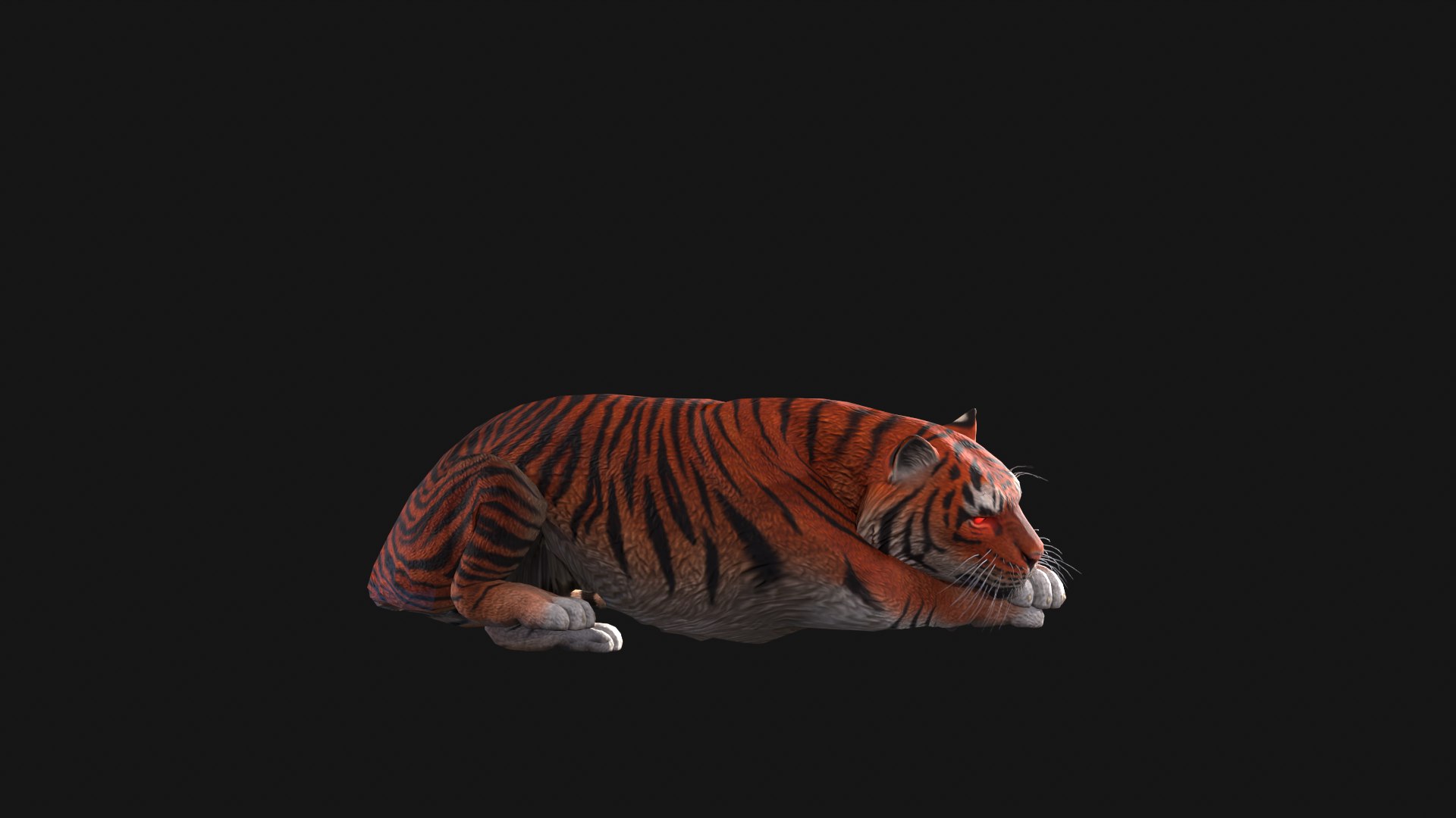 Tiger Animation Model - TurboSquid 2272540