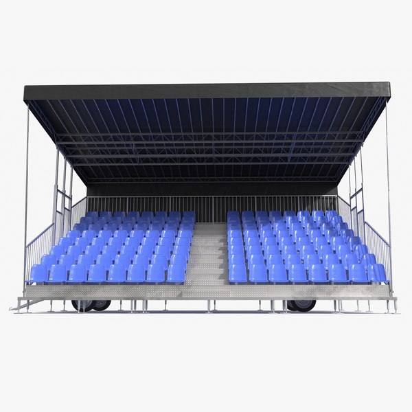 modelo 3d Tribunas con techo - TurboSquid 2281784