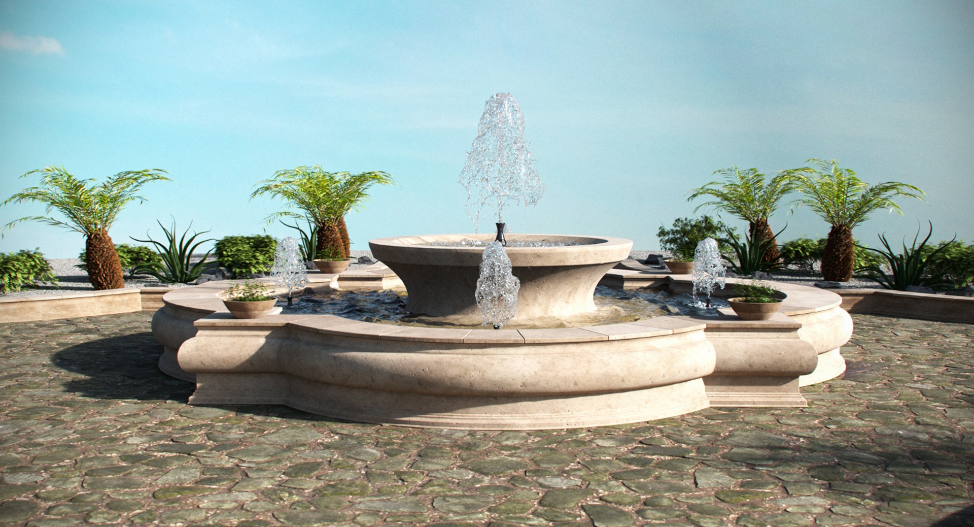 3D model water fountains - TurboSquid 1280897