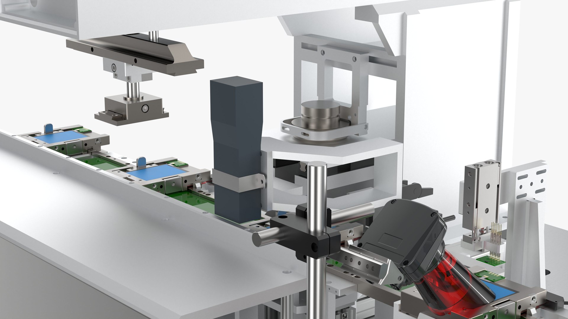3D Fully Automatic Battery Pad Printing Inkjet Testing Machine model ...