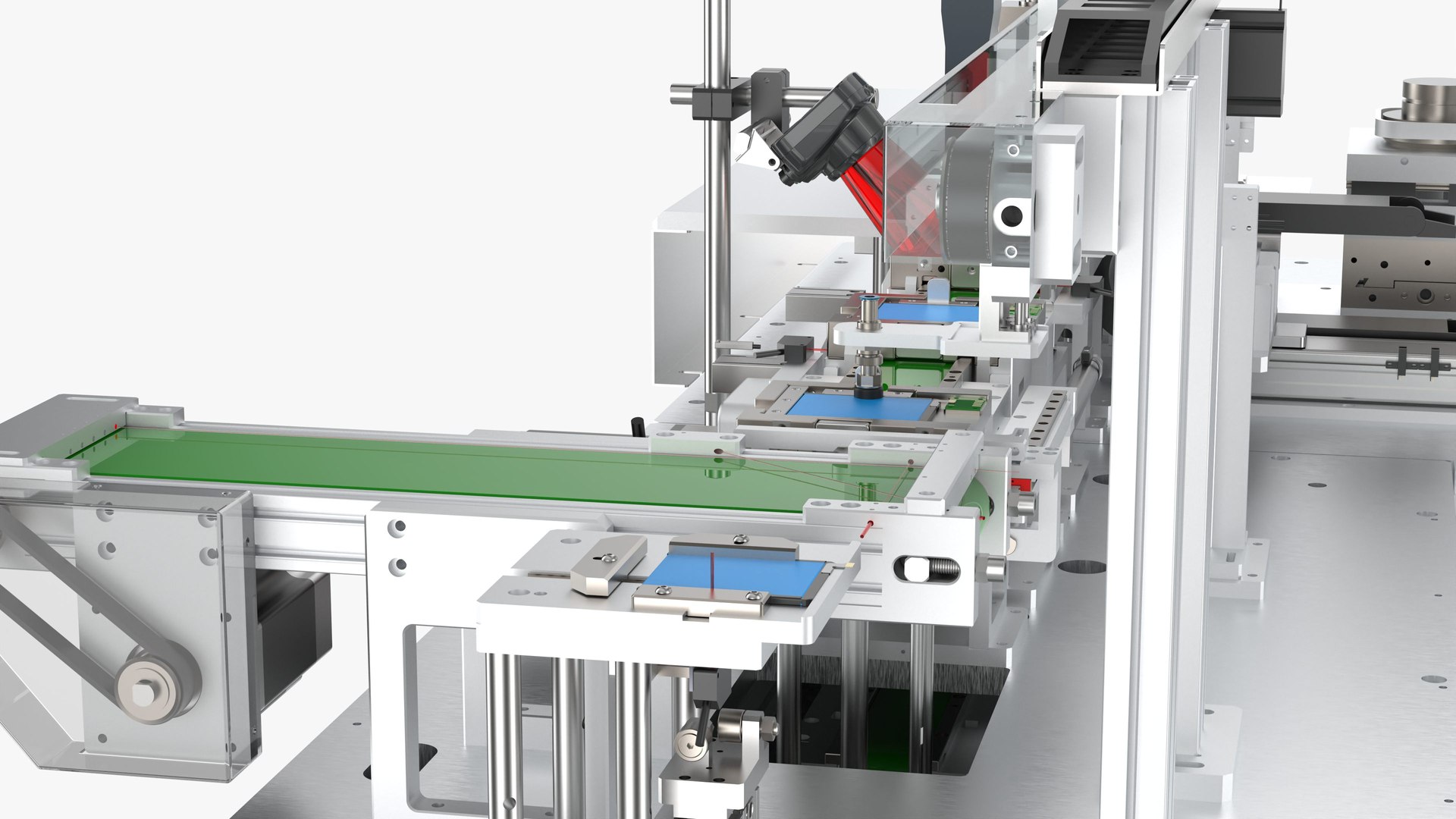 3D Fully Automatic Battery Pad Printing Inkjet Testing Machine model ...