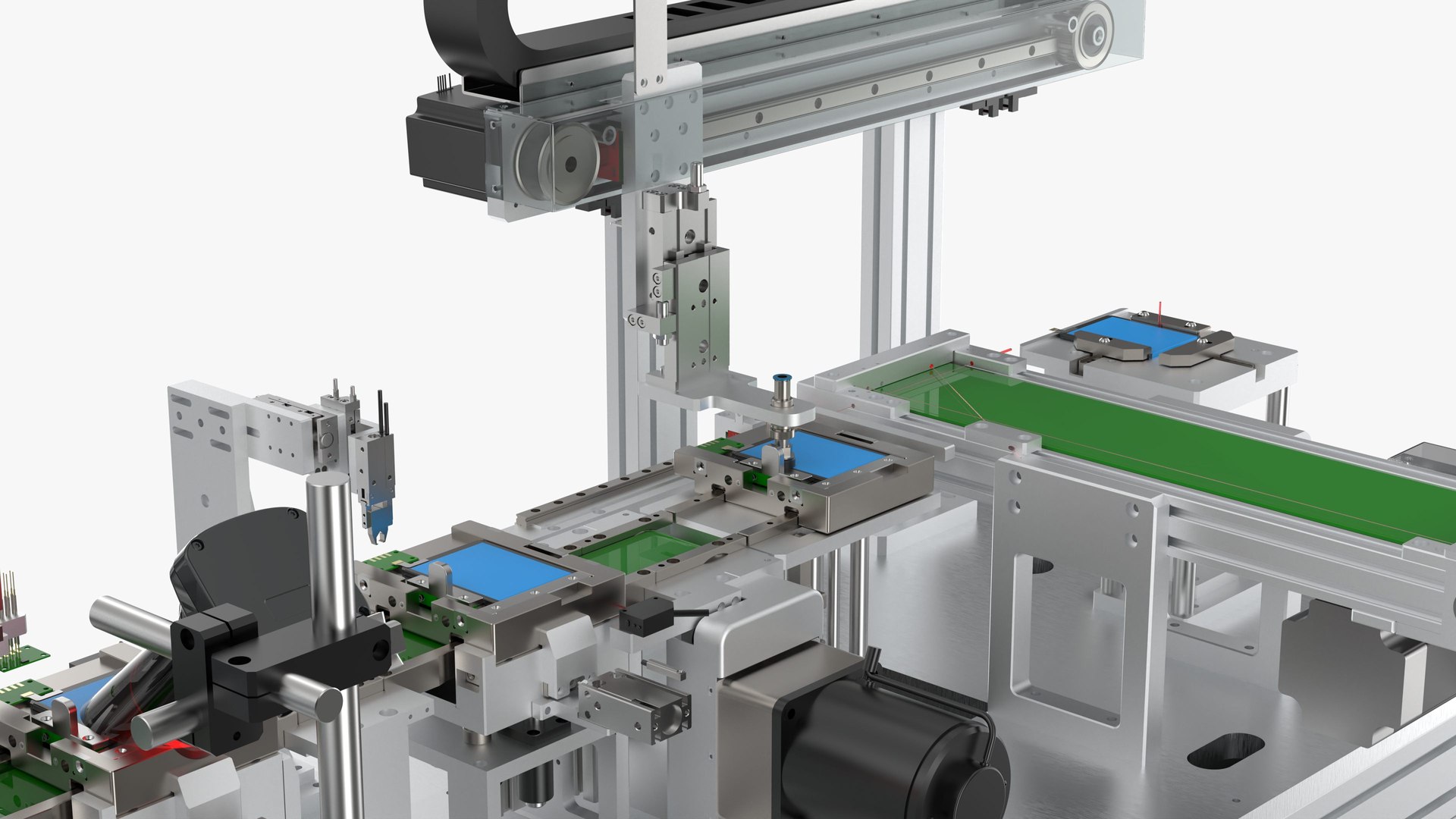 3D Fully Automatic Battery Pad Printing Inkjet Testing Machine model ...