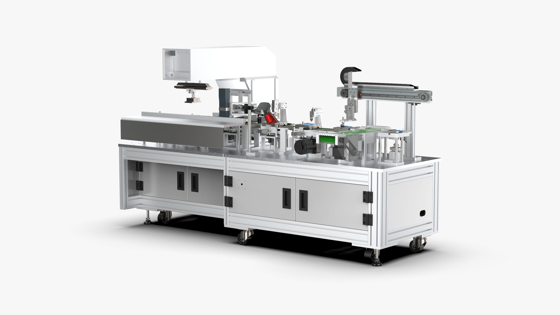 3D Fully Automatic Battery Pad Printing Inkjet Testing Machine model ...