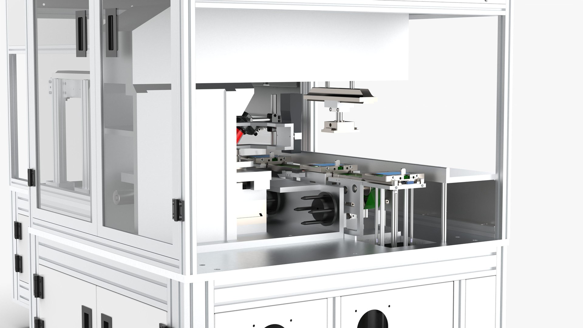 3D Fully Automatic Battery Pad Printing Inkjet Testing Machine model ...