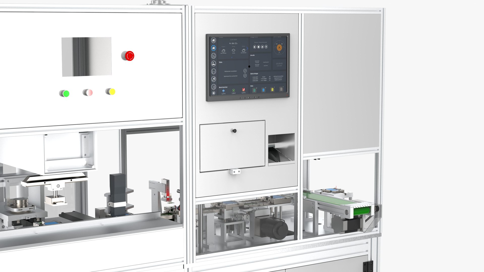 3D Fully Automatic Battery Pad Printing Inkjet Testing Machine model ...