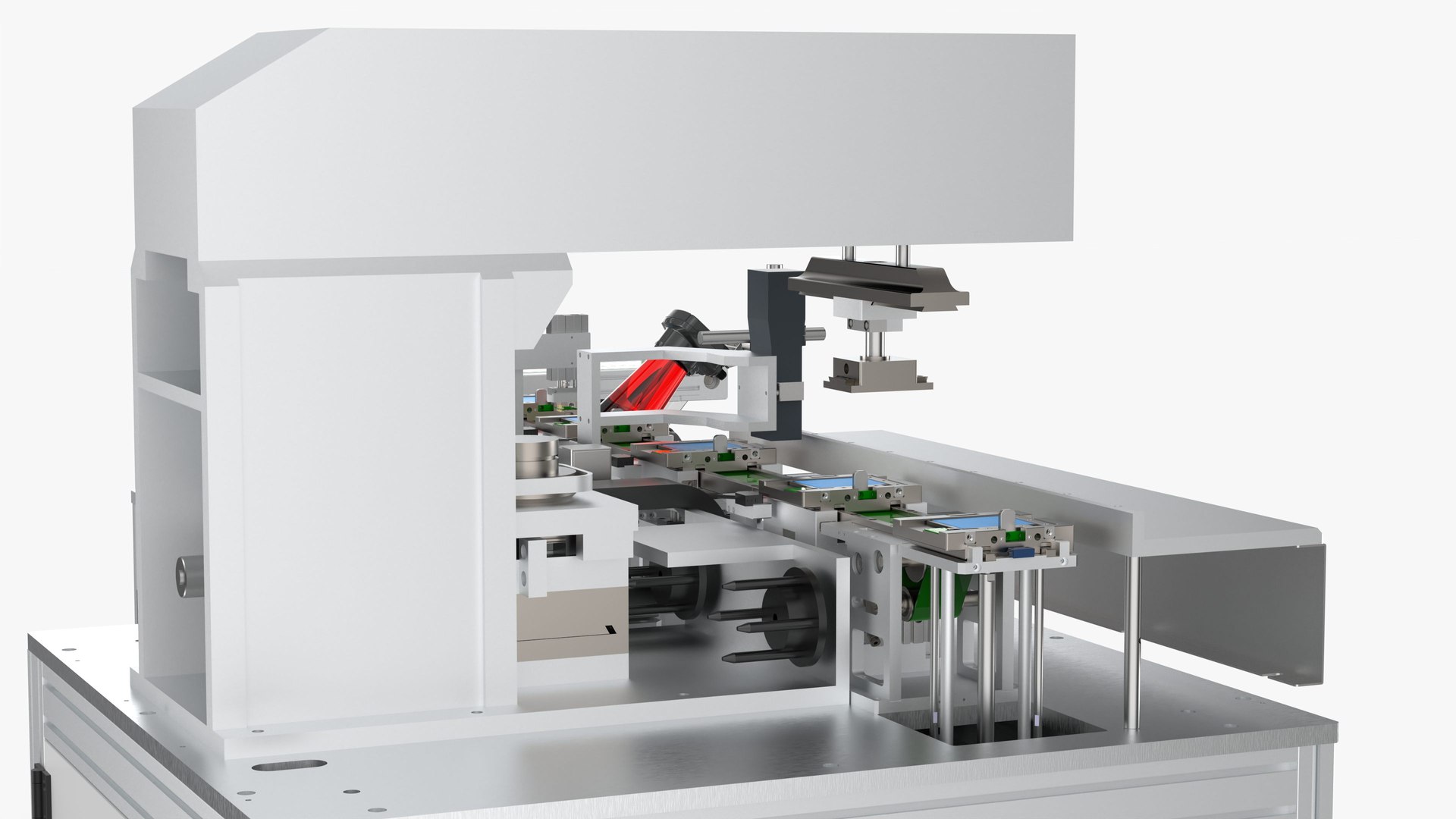 3D Fully Automatic Battery Pad Printing Inkjet Testing Machine model ...