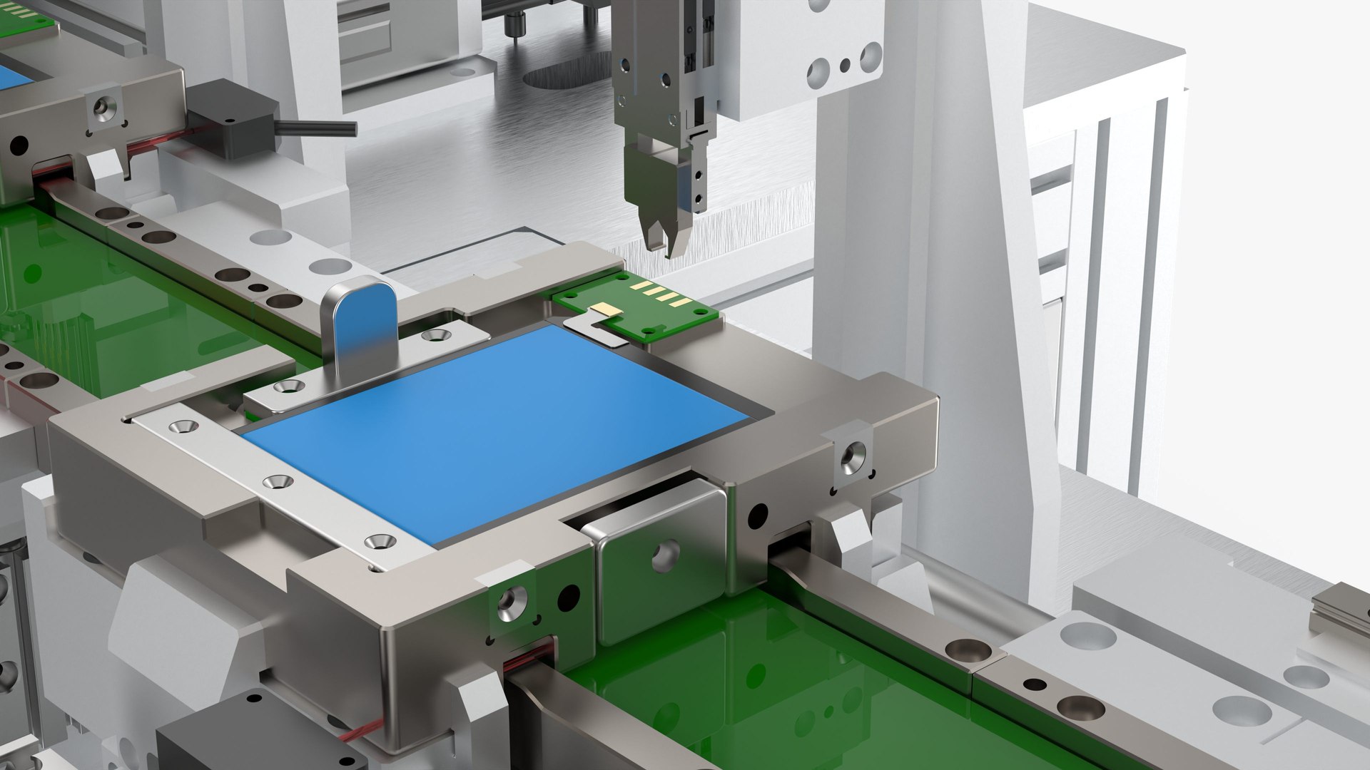 3D Fully Automatic Battery Pad Printing Inkjet Testing Machine model ...