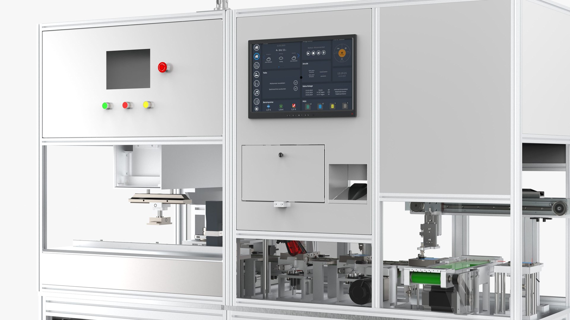 3D Fully Automatic Battery Pad Printing Inkjet Testing Machine model ...