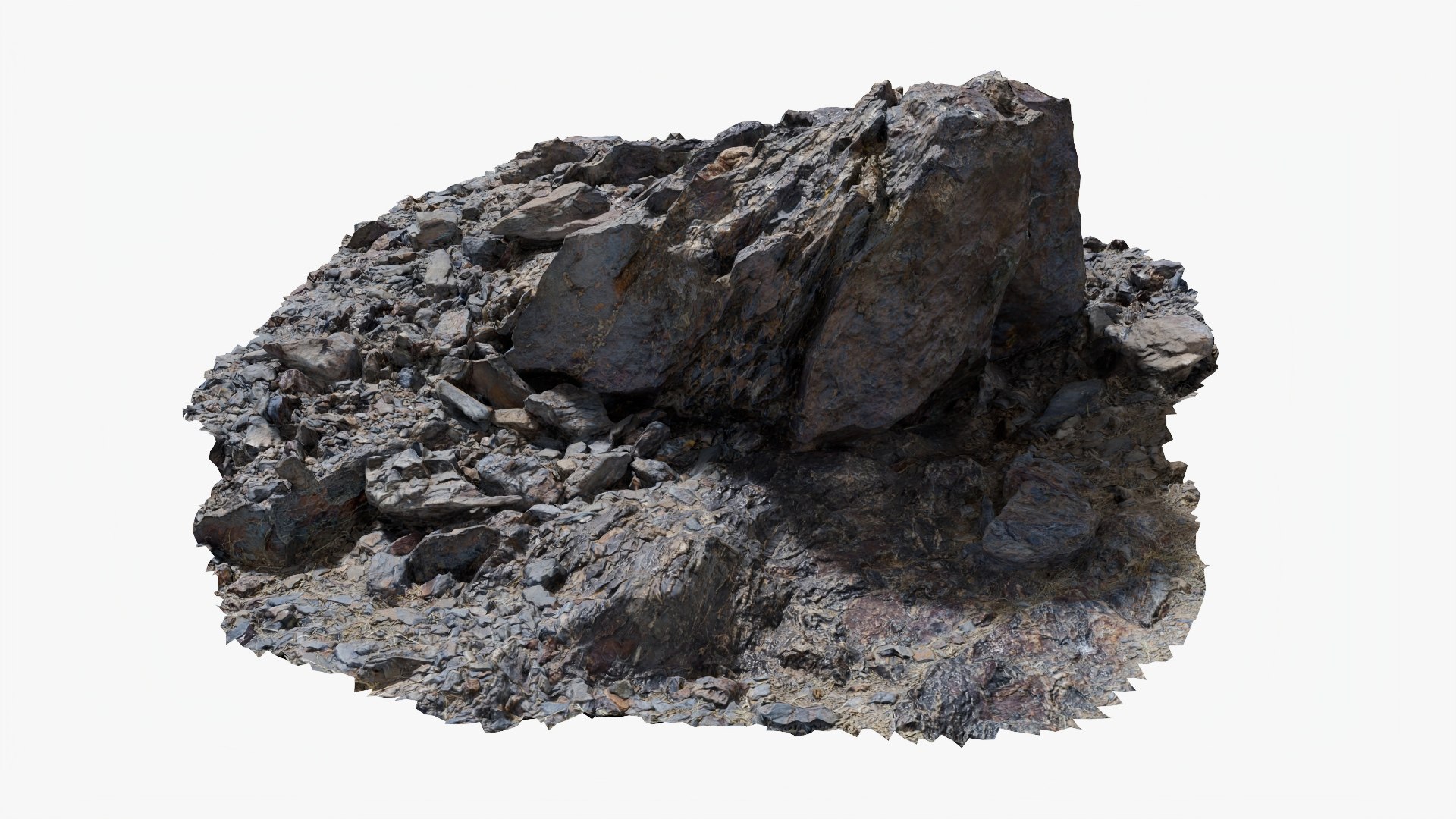 Assembly Ground Rock 25 StemCell 3D Model - TurboSquid 2357228