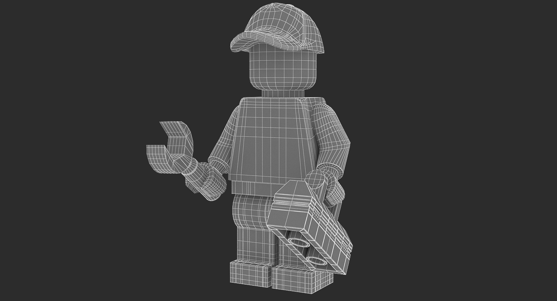 3D model lego repairman - TurboSquid 1366775