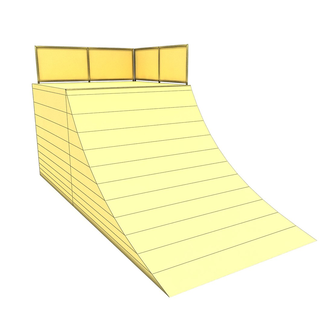3d Model Skate Ramp Pbr