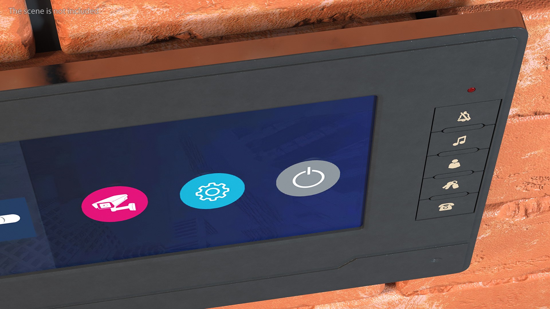 Amocam Video Intercom System Display 3D - TurboSquid 1735823