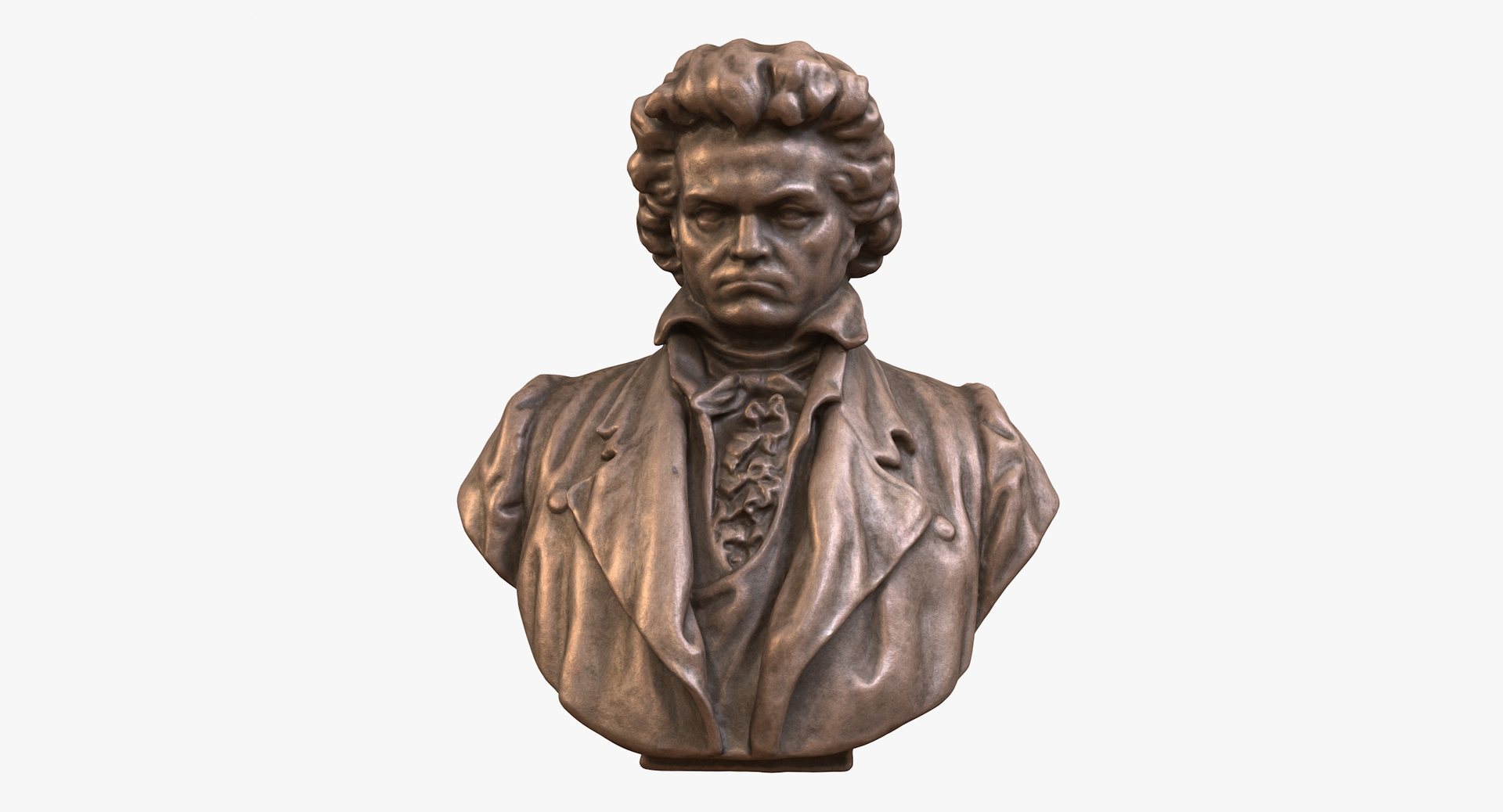 Beethoven Bronze Bust 3D Model - TurboSquid 2014360
