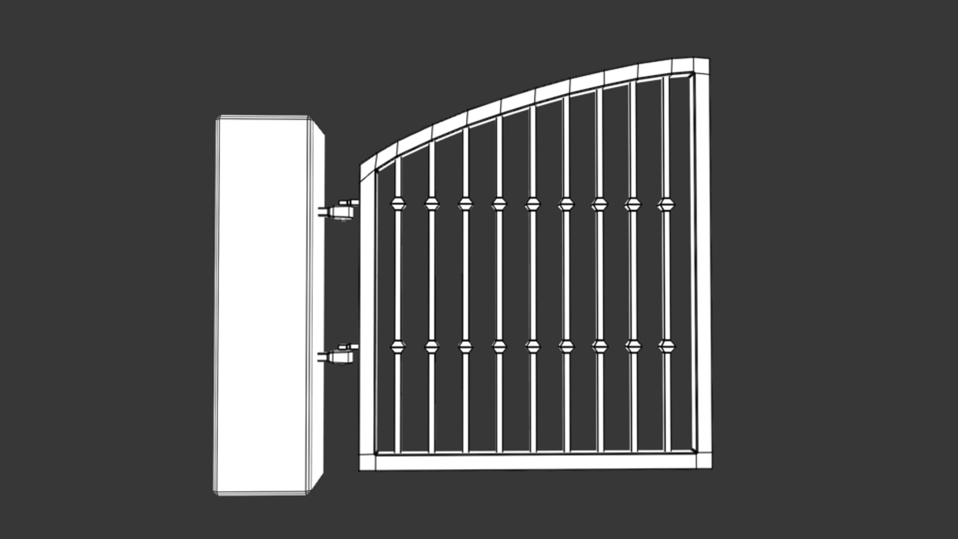 3D Gate Model - TurboSquid 1502384