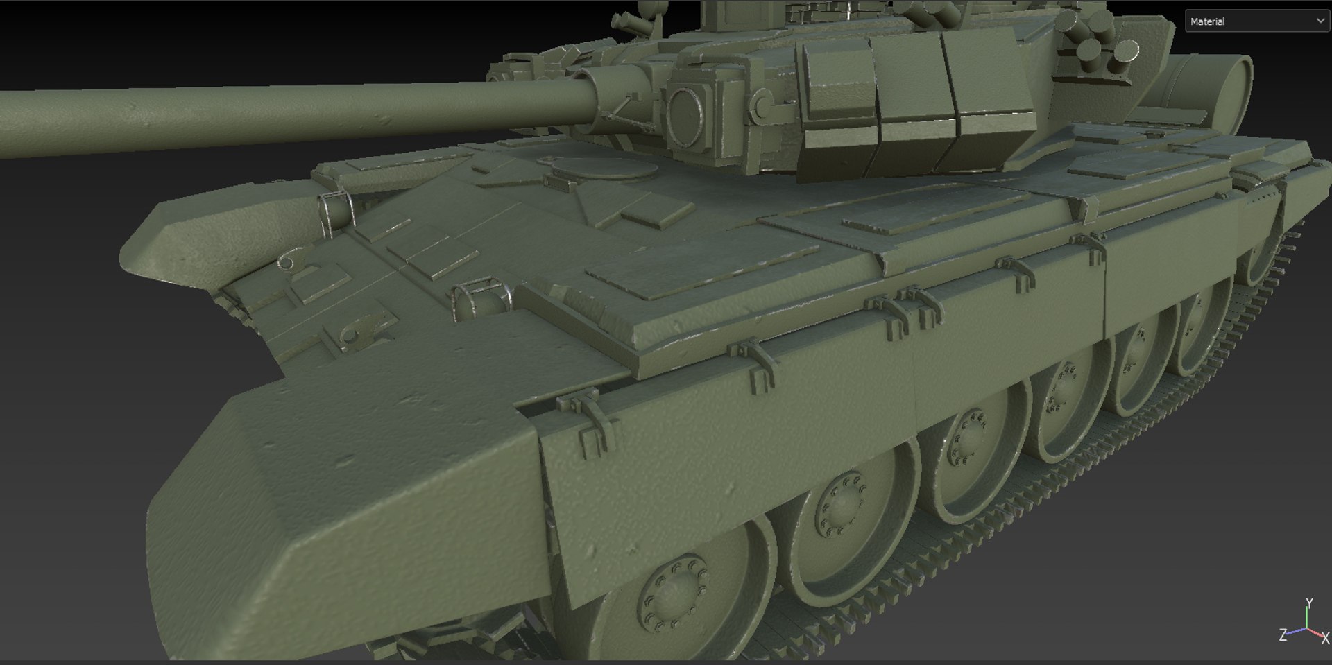 Soviet Union Tank 3D Model - TurboSquid 2007433
