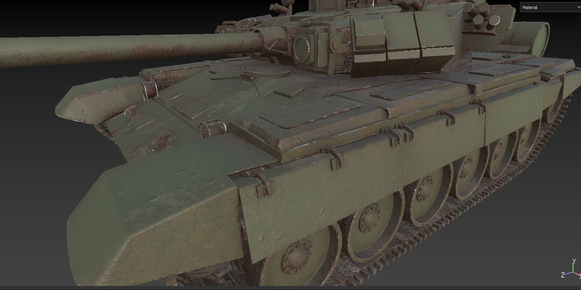 Soviet Union Tank 3D Model - TurboSquid 2007433
