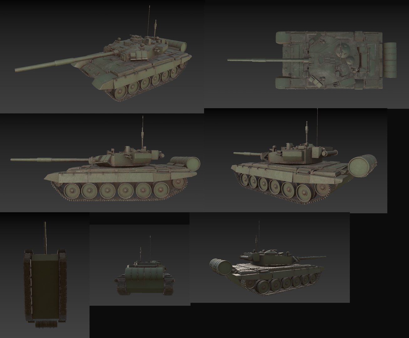 Soviet Union Tank 3D Model - TurboSquid 2007433