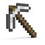 3d Model Minecraft Pickaxe Iron