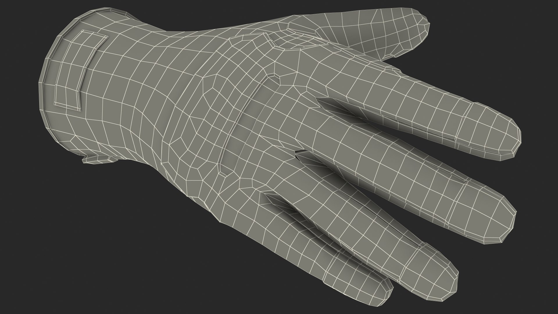 3D Model Heavy Duty Safety Gloves Rigged - TurboSquid 1825855