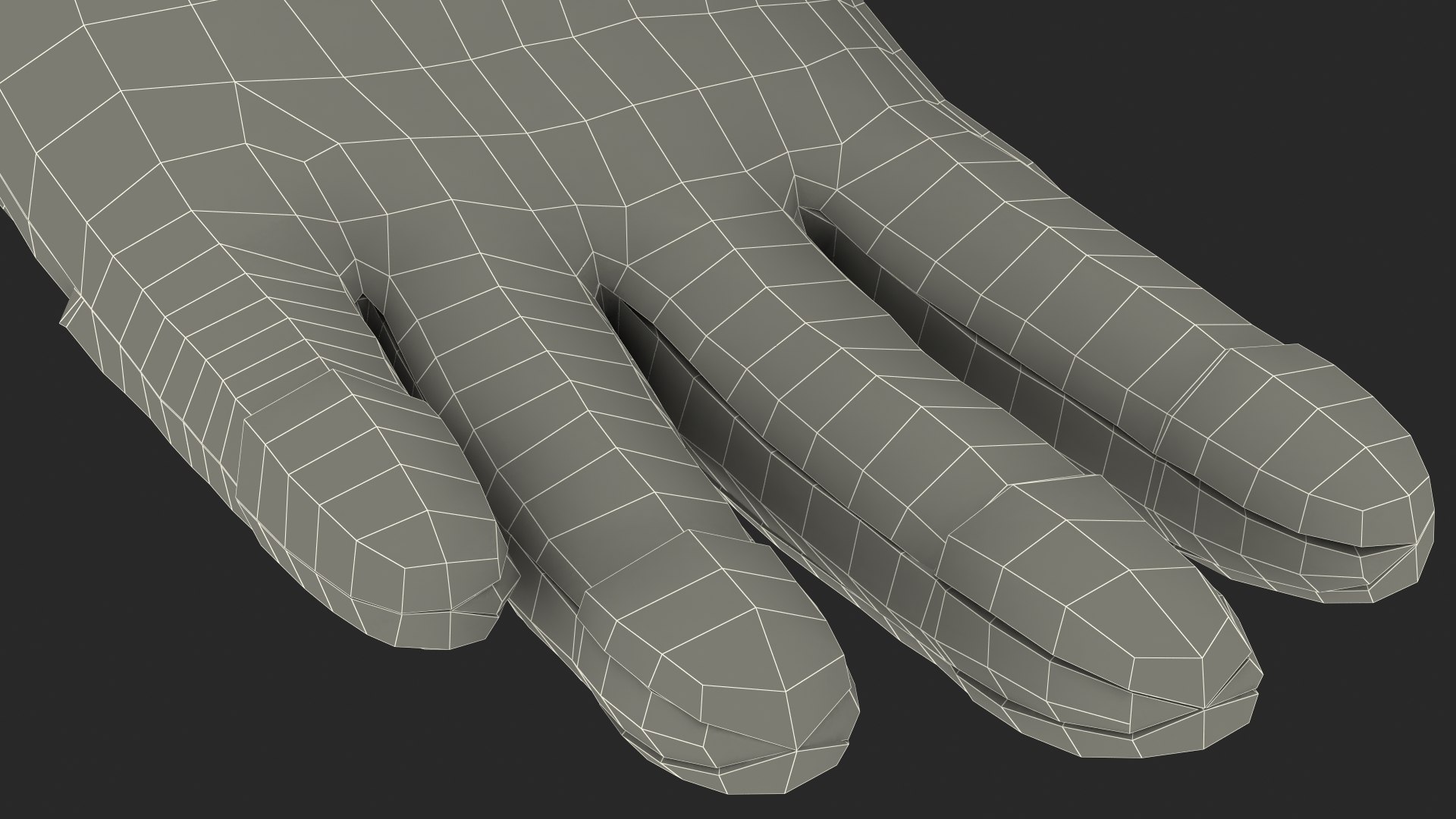 3D Model Heavy Duty Safety Gloves Rigged - TurboSquid 1825855
