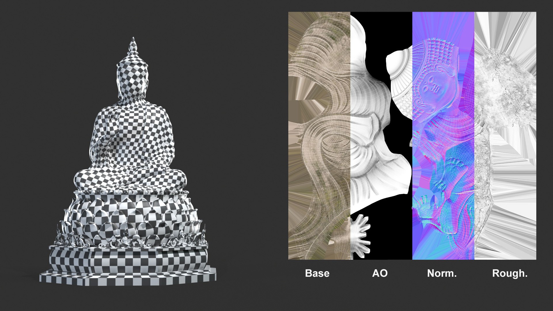 3D Buddha Statue - TurboSquid 2287008