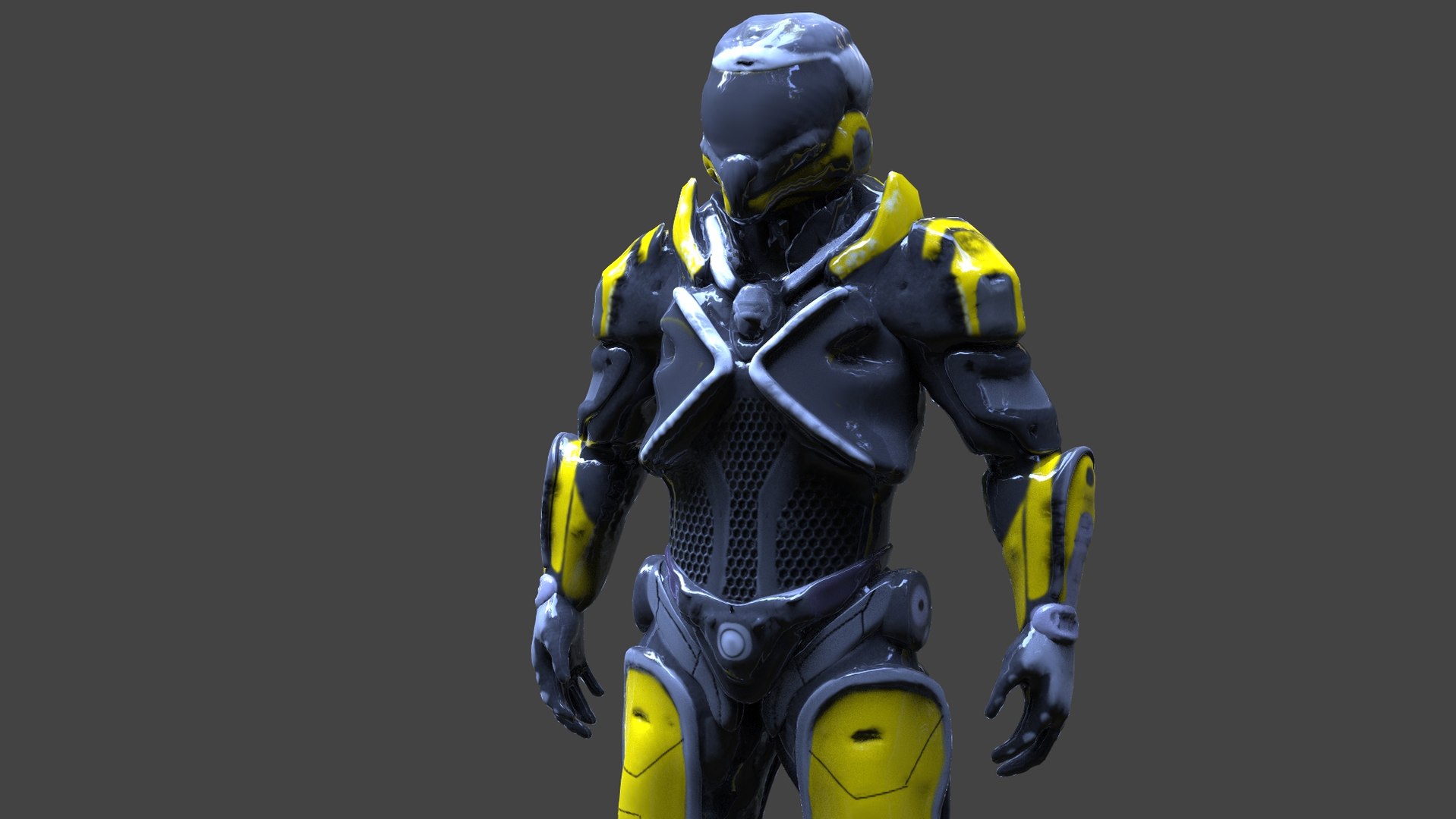 3D Cyborg Model - TurboSquid 1390122