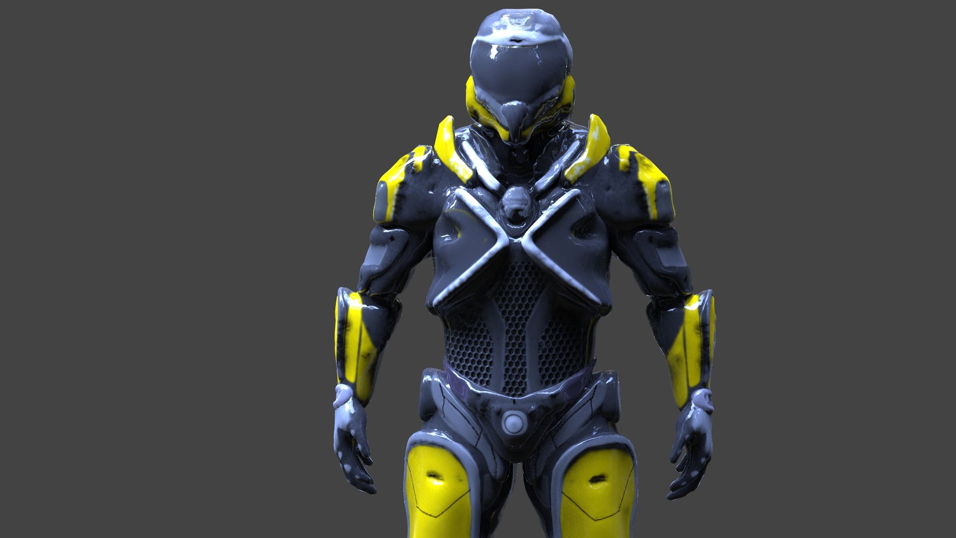 3D Cyborg Model - TurboSquid 1390122