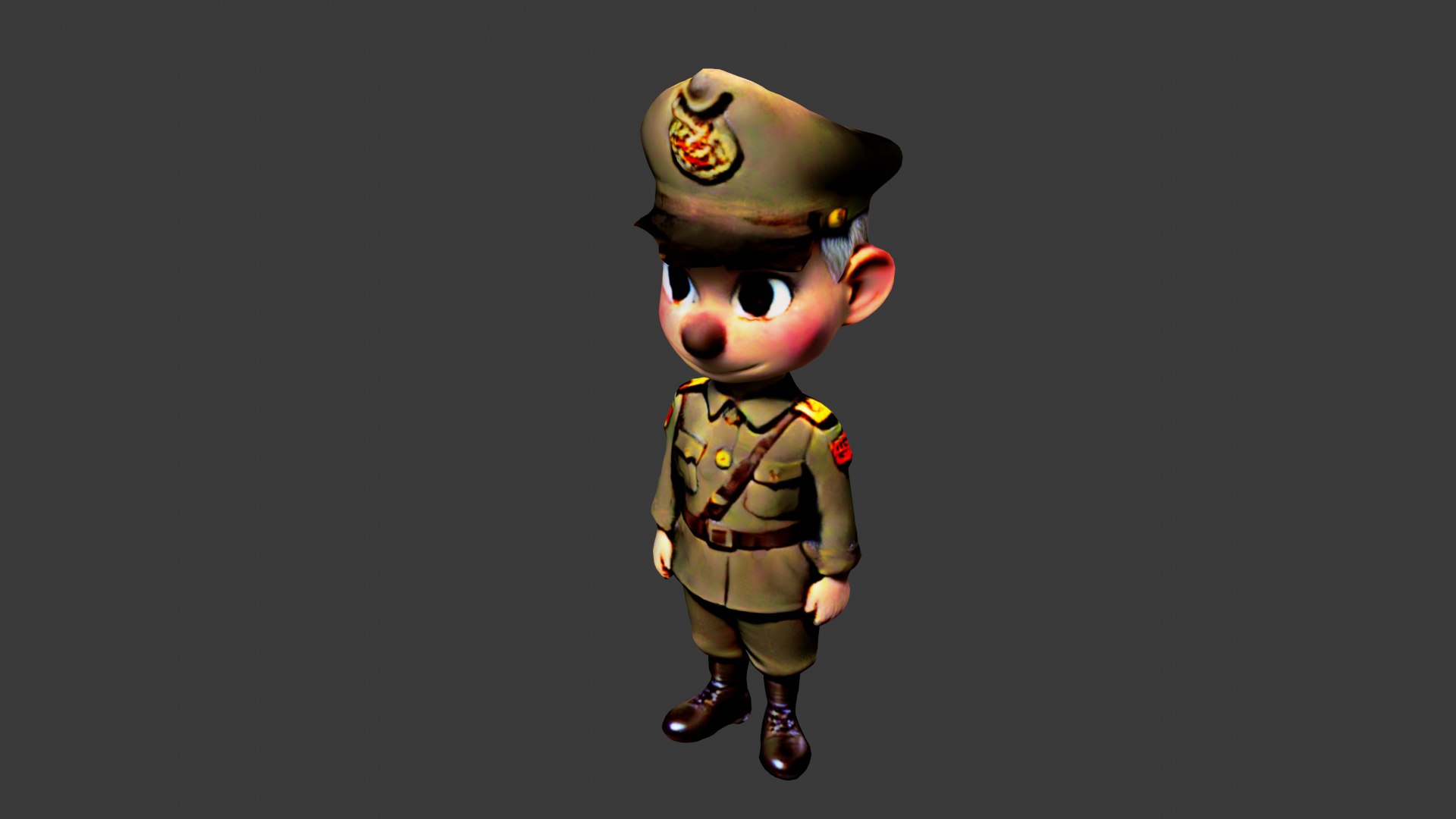 World War II Commander Soldier 3D Model - TurboSquid 2128052