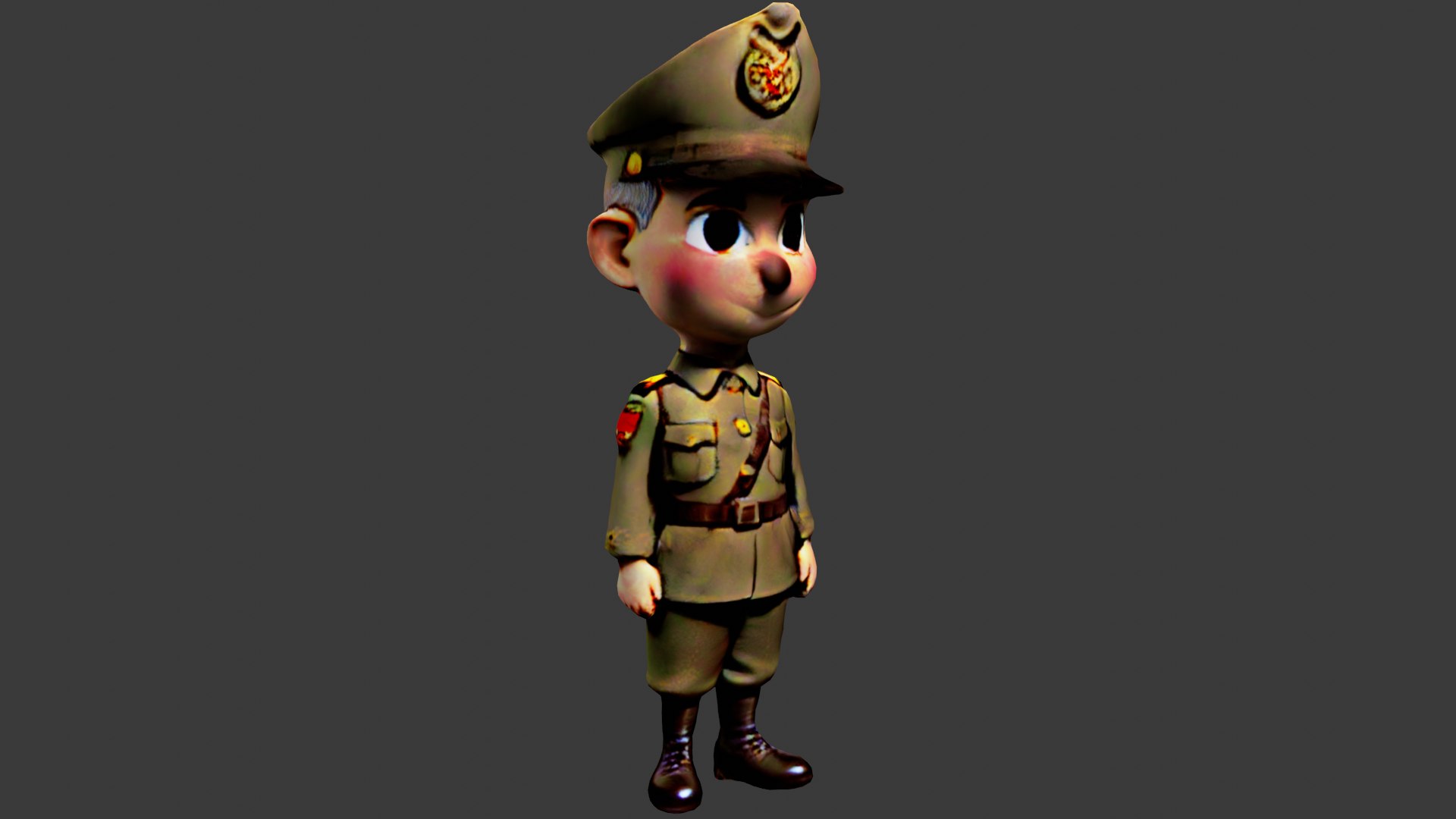 World War II Commander Soldier 3D Model - TurboSquid 2128052